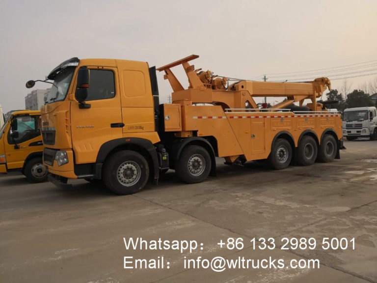 HOWO 60ton 360 degrees Rotator Wrecker tow truck - fuel truck,sewage ...