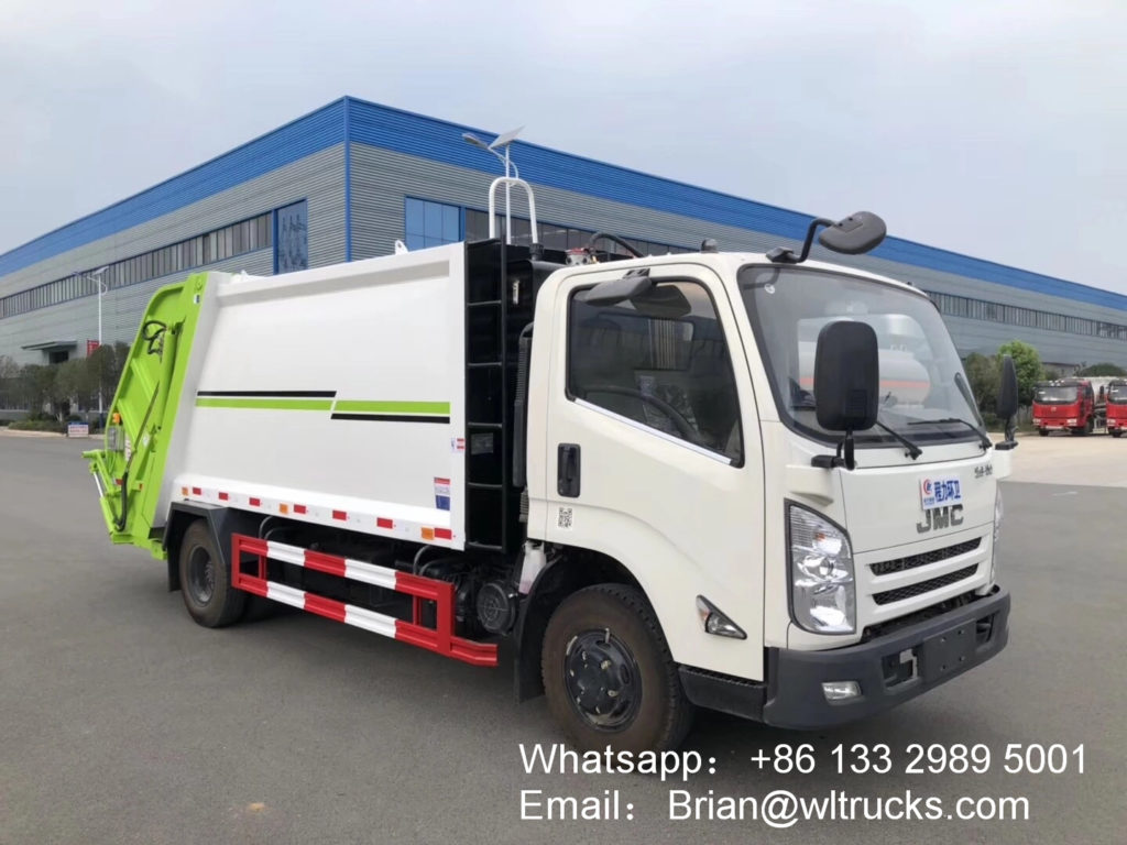 JMC 8000L Garbage compactor truck - fuel truck,sewage suction truck ...