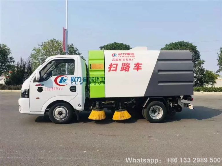 Dongfeng brand 2 ton small sweeper truck - fuel truck,sewage suction ...