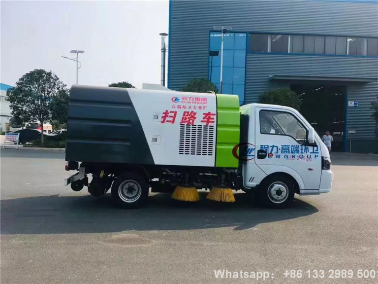 Dongfeng brand 2 ton small sweeper truck - fuel truck,sewage suction ...