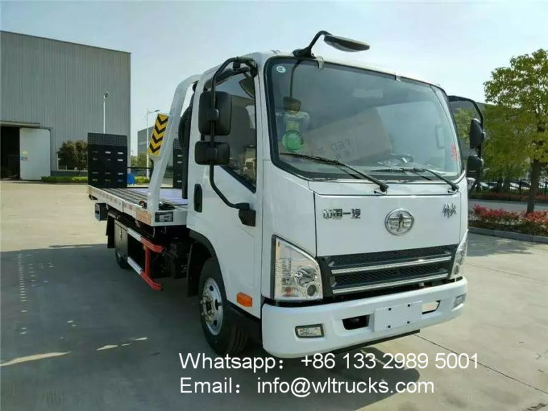 FAW 3 ton flatbed tow truck for sale - fuel truck,sewage suction truck ...