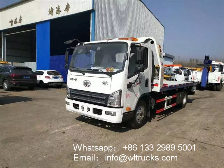 FAW 3 ton flatbed tow truck for sale - fuel truck,sewage suction truck ...