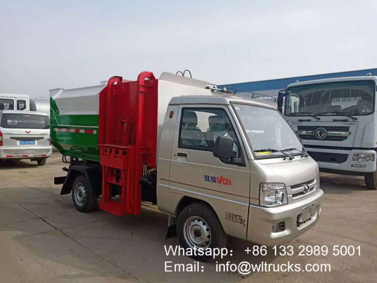 Foton gasoline small 3000 liter Hanging barrel garbage truck - fuel ...