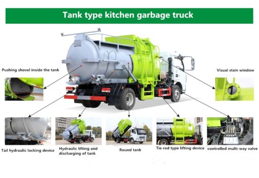 JAC 5000 liter Kitchen garbage Truck - fuel truck,sewage suction truck ...