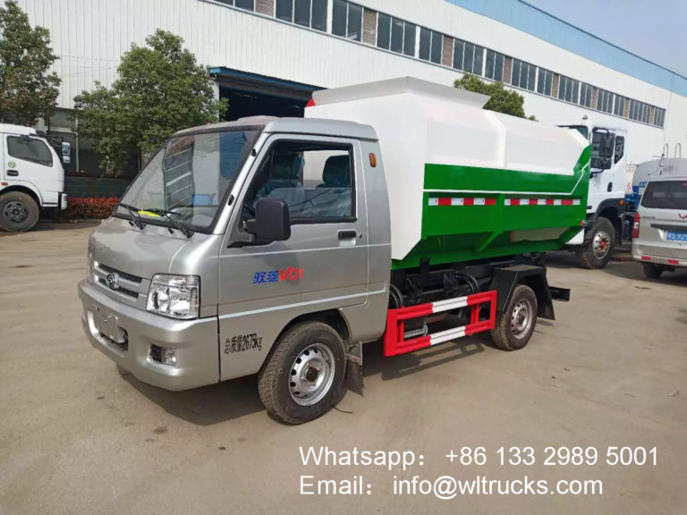 Foton gasoline small 3000 liter Hanging barrel garbage truck - fuel ...