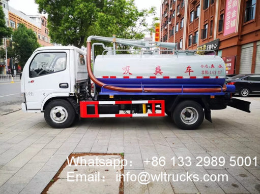 5000L septic tank truck for sale