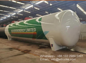 ASME Standard 100cbm/100000L lpg gas storage tank - fuel truck,sewage ...