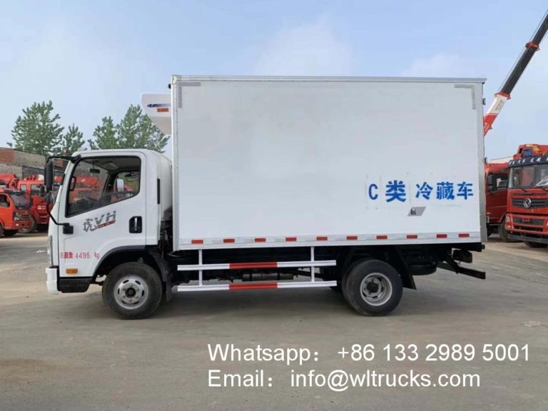 FAW 3 ton refrigerated delivery truck - fuel truck,sewage suction truck ...