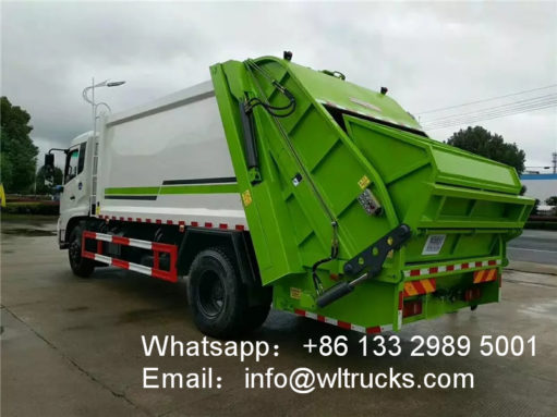 12m3 garbage compactor truck Manufacturer specifications