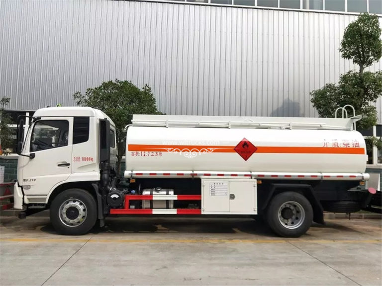 6 wheel Dongfeng 15cbm refuel tank truck