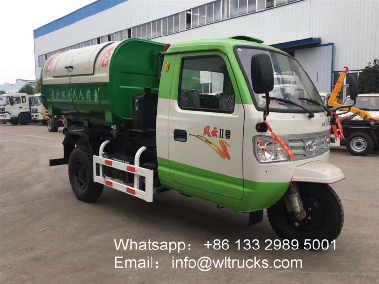 3 wheel 3m3 hook arm garbage truck - fuel truck,sewage suction truck ...