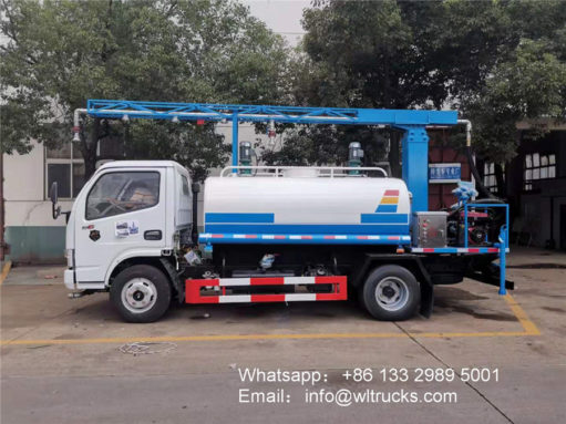 5000L Railway dust suppression truck - fuel truck,sewage suction truck ...