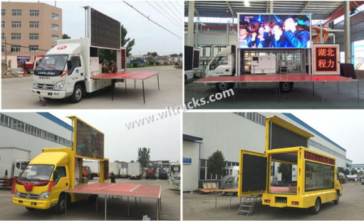Foton led mobile advertising trucks - fuel truck,sewage suction truck ...