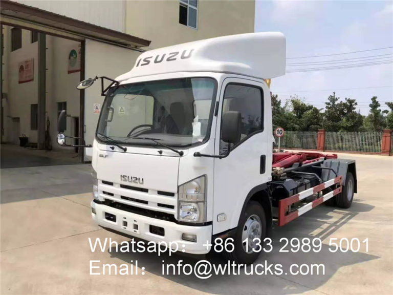 ISUZU ELF 6 ton to 8 ton Hook arm garbage truck - fuel truck,sewage ...