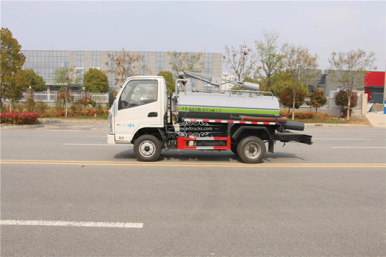 mini 3cbm Septic tank truck