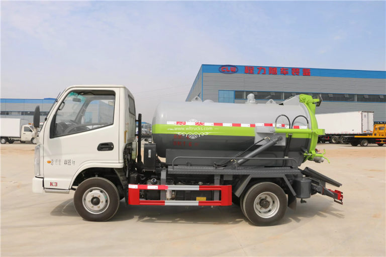 mini 3000 liter vacuum tank truck