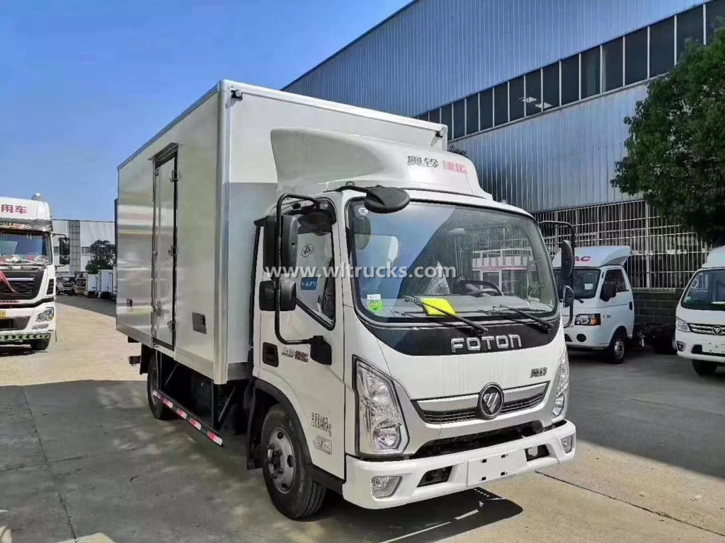 Foton Aoling 5 ton Fresh Fish Refrigerated Transport Truck