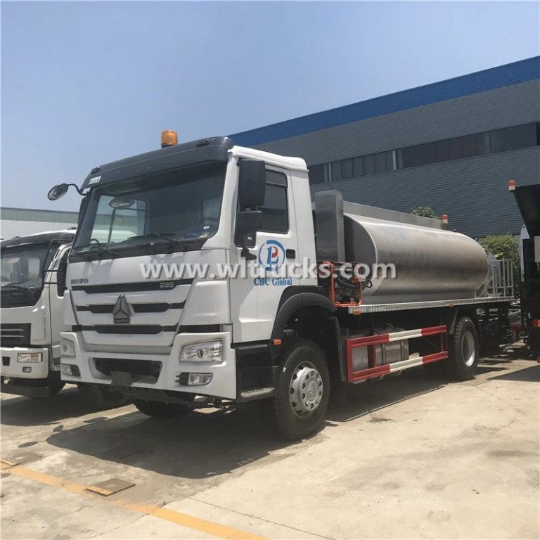 6 ton Intelligent Emulsion Heated Bitumen Sprayer Truck