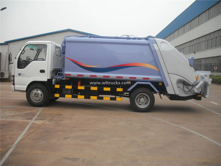 Japan Isuzu 600P 5cbm Garbage Compactor Trucks