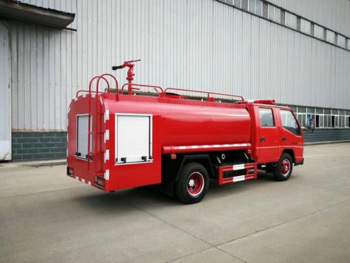 JMC double cabin 3000l fire water tanker truck