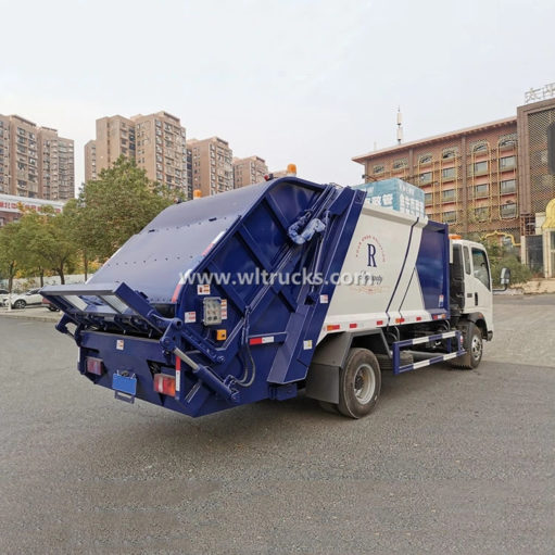 RHD HOWO 8cbm waste collection garbage compactor truck