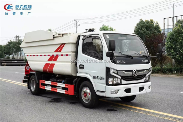 5cbm Rear loading compactor garbage truck