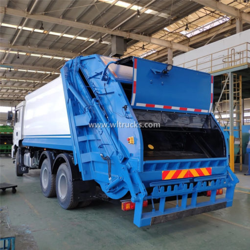 10 wheel Shacman 18cbm waste garbage compactor truck
