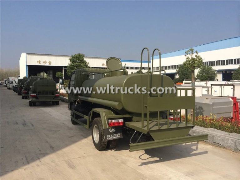 4WD DFAC 5000L stainless steel Water Carting Truck