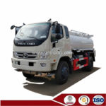 China Foton 6000 liters Petrol Diesel Oil Refueling Pump Truck
