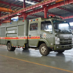 ISUZU Military Emergency Rescue Fire Truck with 6000L Water Tank
