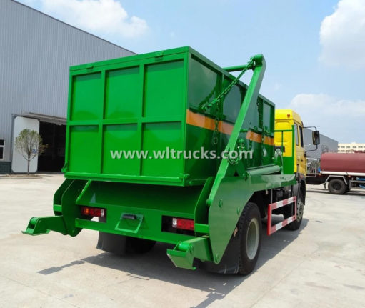 Sinotruk HOWO 10 cbm Skip Loader Swing Arm Garbage Truck
