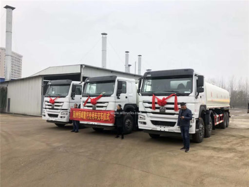 12 wheel Sinotruk Howo 25000liters water tanker truck - fuel truck ...