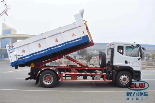 DFAC 10-12 ton container garbage truck