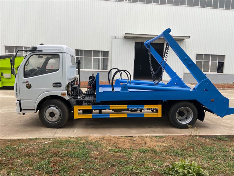Dongfeng 5cbm swing arm waste truck