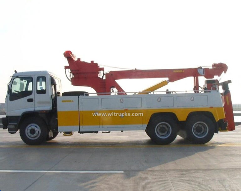 10 wheel Isuzu FVZ 20 ton rotator wrecker truck