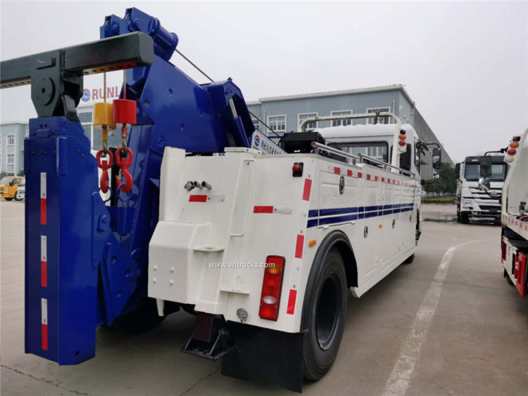 DFAC kinrun 16 ton rollback recovery tow wrecker truck
