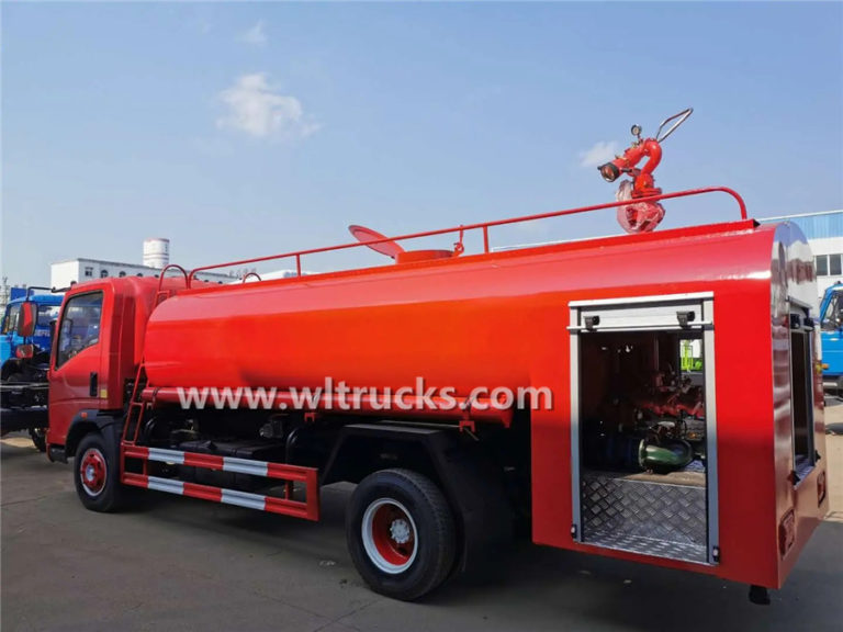 HOWO 6000L water fire truck